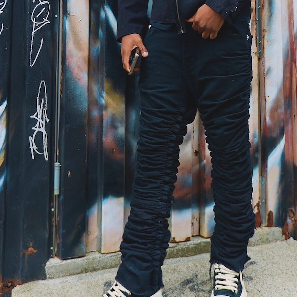 Stacked Pants Men - Etsy