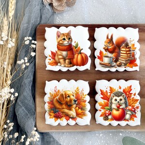 Autumn Animals PNG Images Collection - Digital Download Fall Themed ...