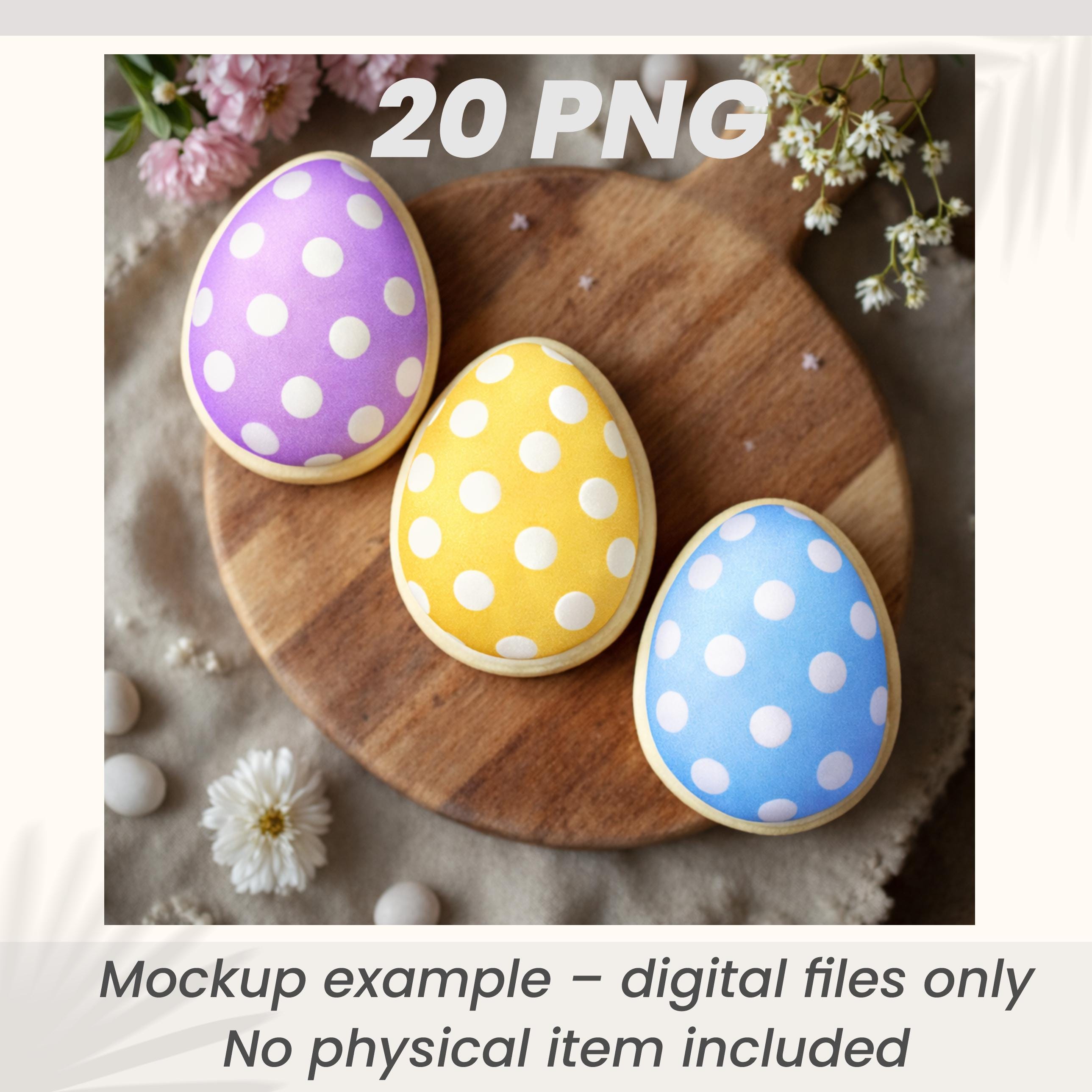 Pastel Easter Egg Clipart Set, Spring Graphics, Edible Image Printing ...