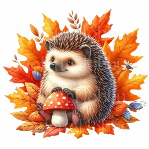 Autumn Animals PNG Images Collection - Digital Download Fall Themed ...