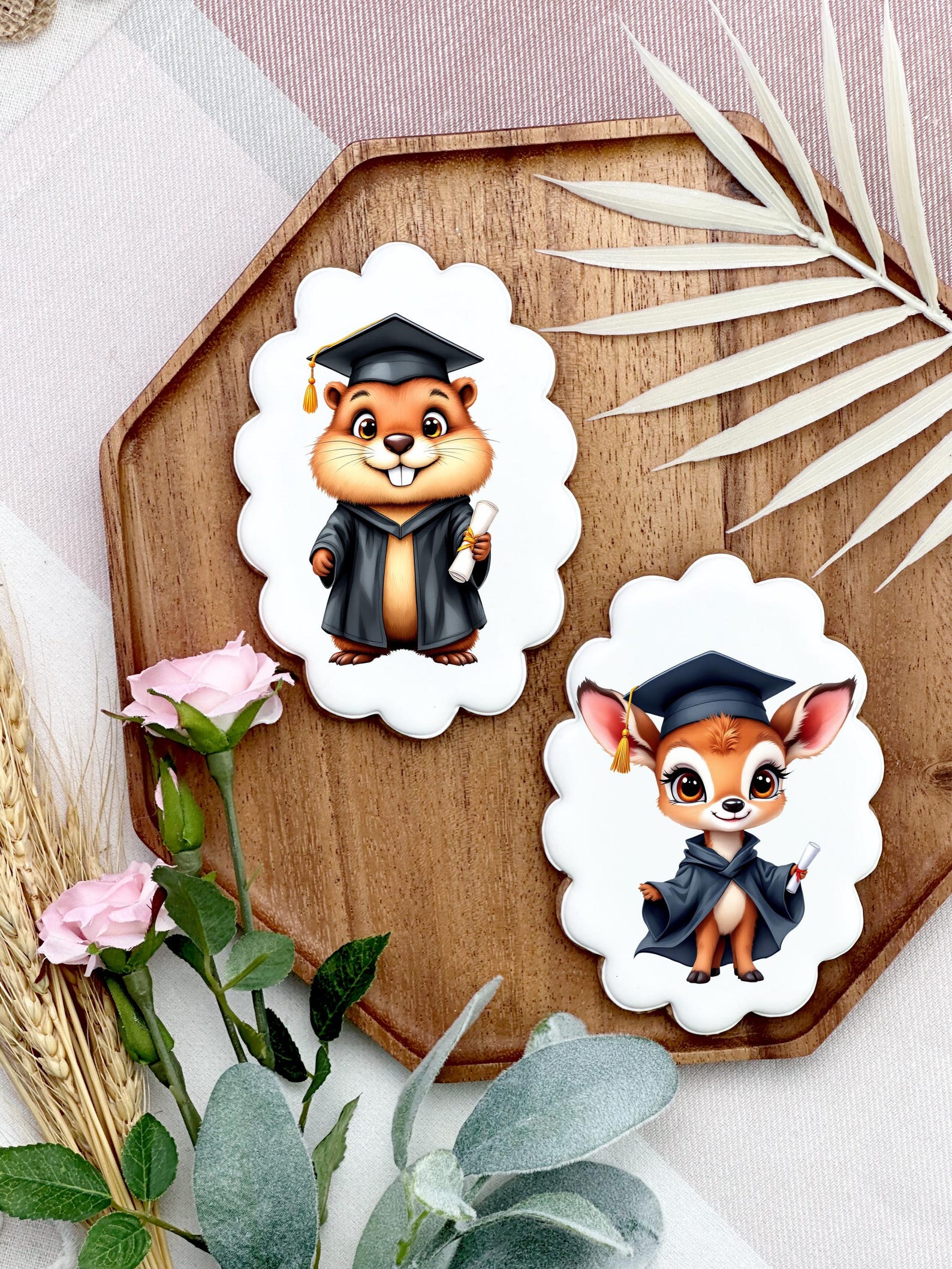 Graduation Animals Clipart PNG | Cute Animal Graduation Cap Clip Art ...