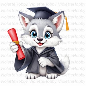 Graduation Animals Clipart PNG | Cute Animal Graduation Cap Clip Art ...