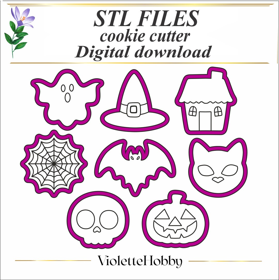 32 STL Files Cookie Cutter/digital Download/halloween Cookie Cutter STL ...