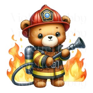 20 Png|firefighter Clipart Collection - Digital Download, Firefighting ...