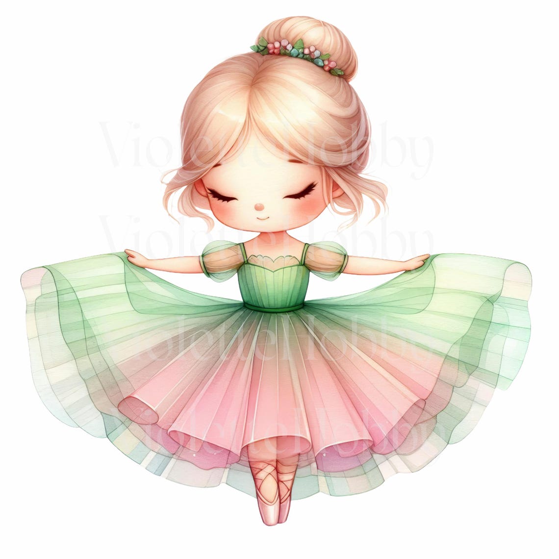 Elegant Ballet Dancer Clipart Digital Ballerina PNG Images Printable ...