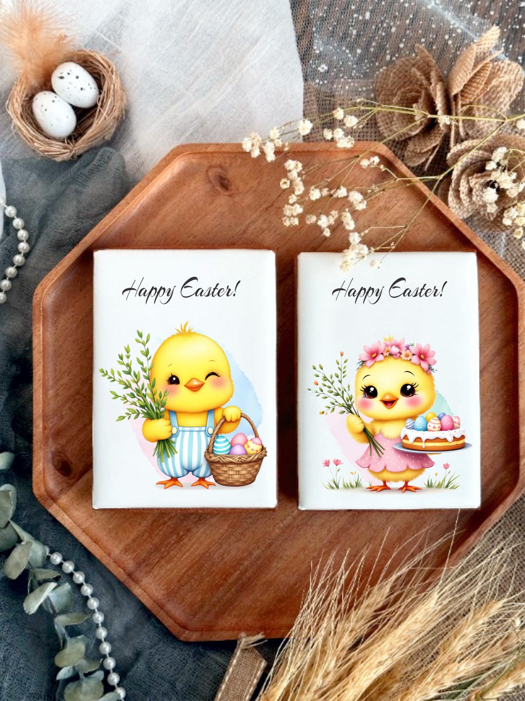 Easter Chick PNG Clipart | Cute Yellow Baby Chicks | Spring Sublimation ...