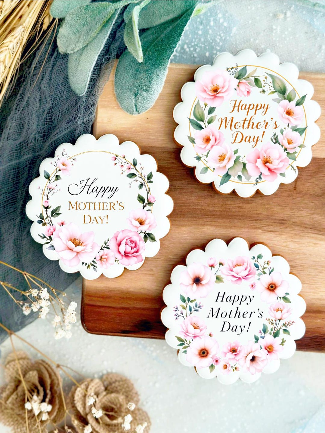Mother’s Day Clipart Bundle | Watercolor Floral PNG | Happy Mother's ...
