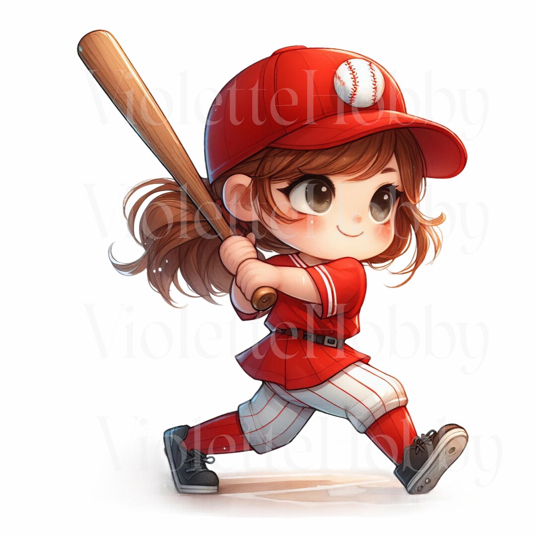 Baseball Clipart Digita Ldownload, Red Uniform, Sports Equipment ...