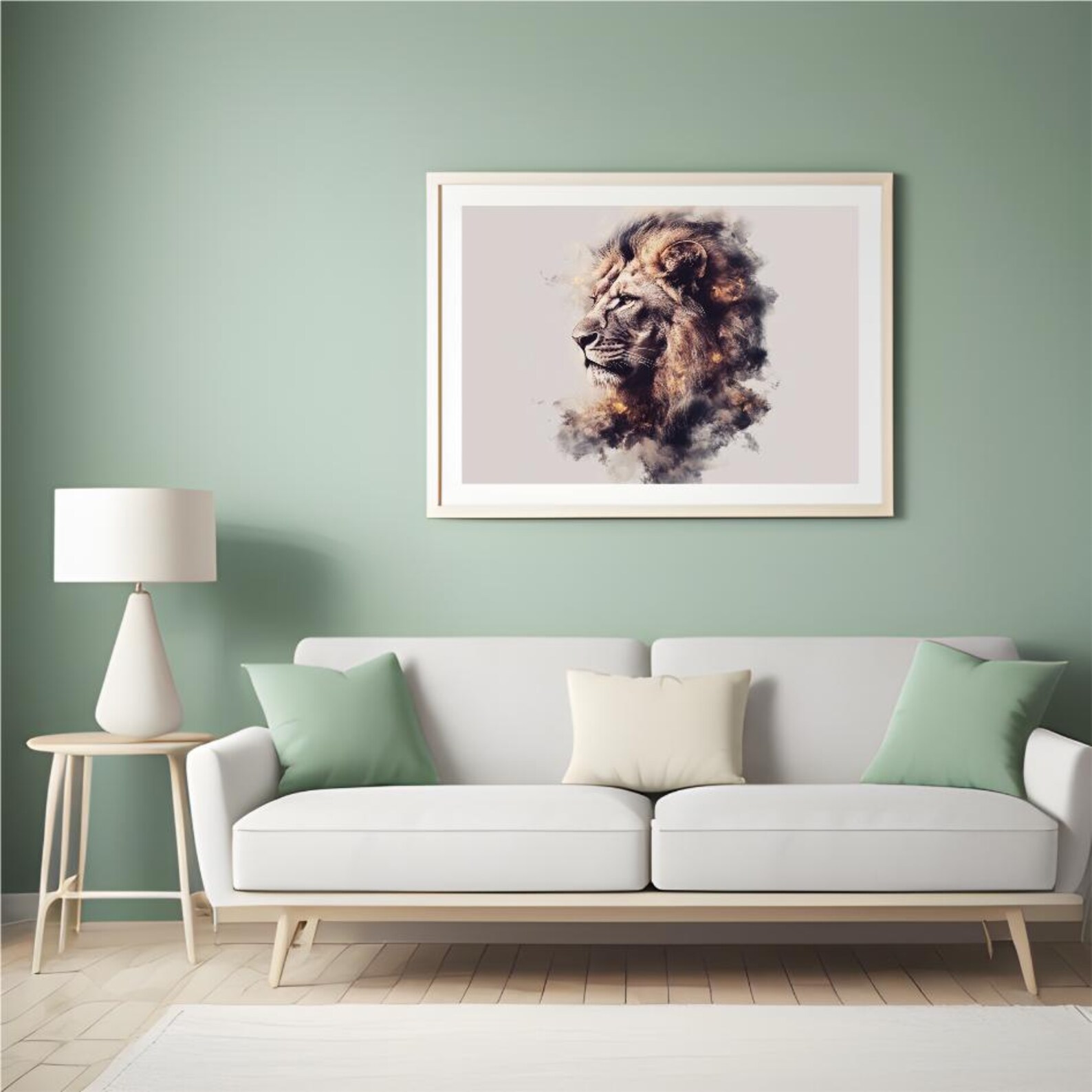 Lion of Judah, DIGITAL DOWNLOAD, Bible Art, Modern Bible Wall Art, Home ...