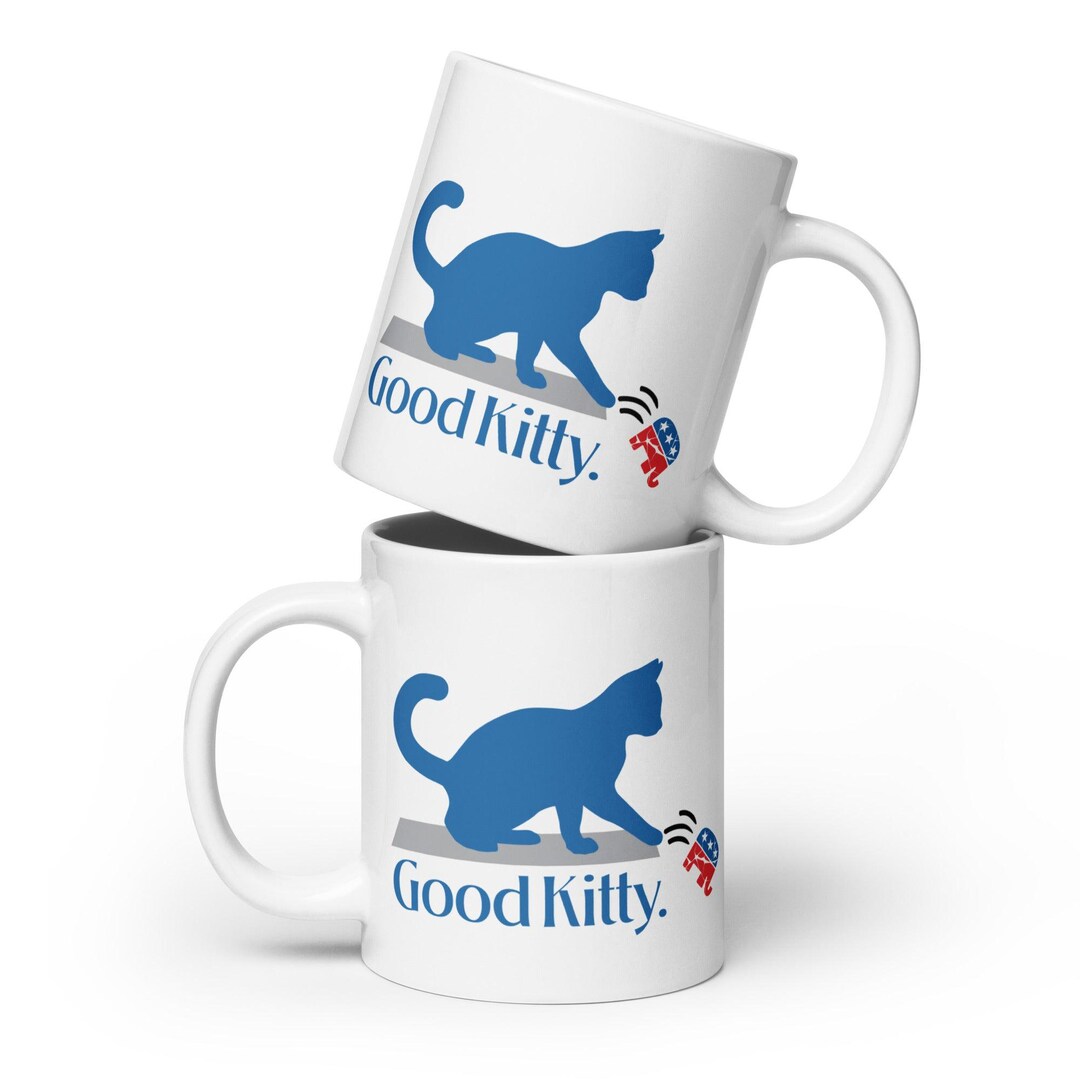 Good Kitty Cat Ladies for Kamala Cat Lady Cat Daddy Vote Blue Democrat ...