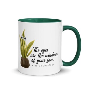 The Eyes Are the Windows of Your Face Mug Christopher Walken SNL Googly ...