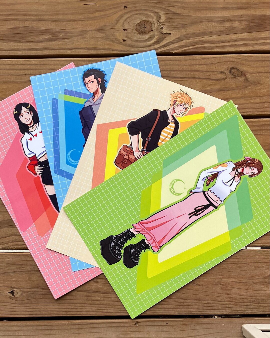 Final Fantasy 7 Character Prints - 11x17” - Etsy