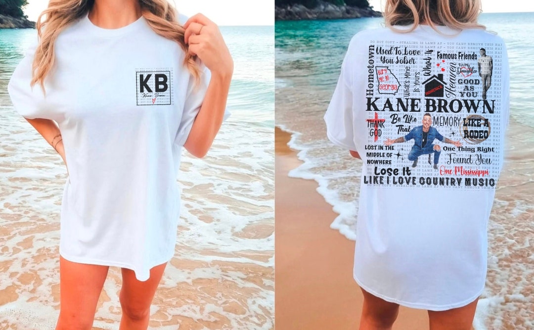 Kane Brown Tshirt Kane Brown Music Shirt Kane Brown Merch - Etsy
