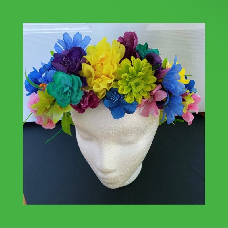 Twenty One Pilots Self-titled Themed Floral Head Wreath, Twenty One ...