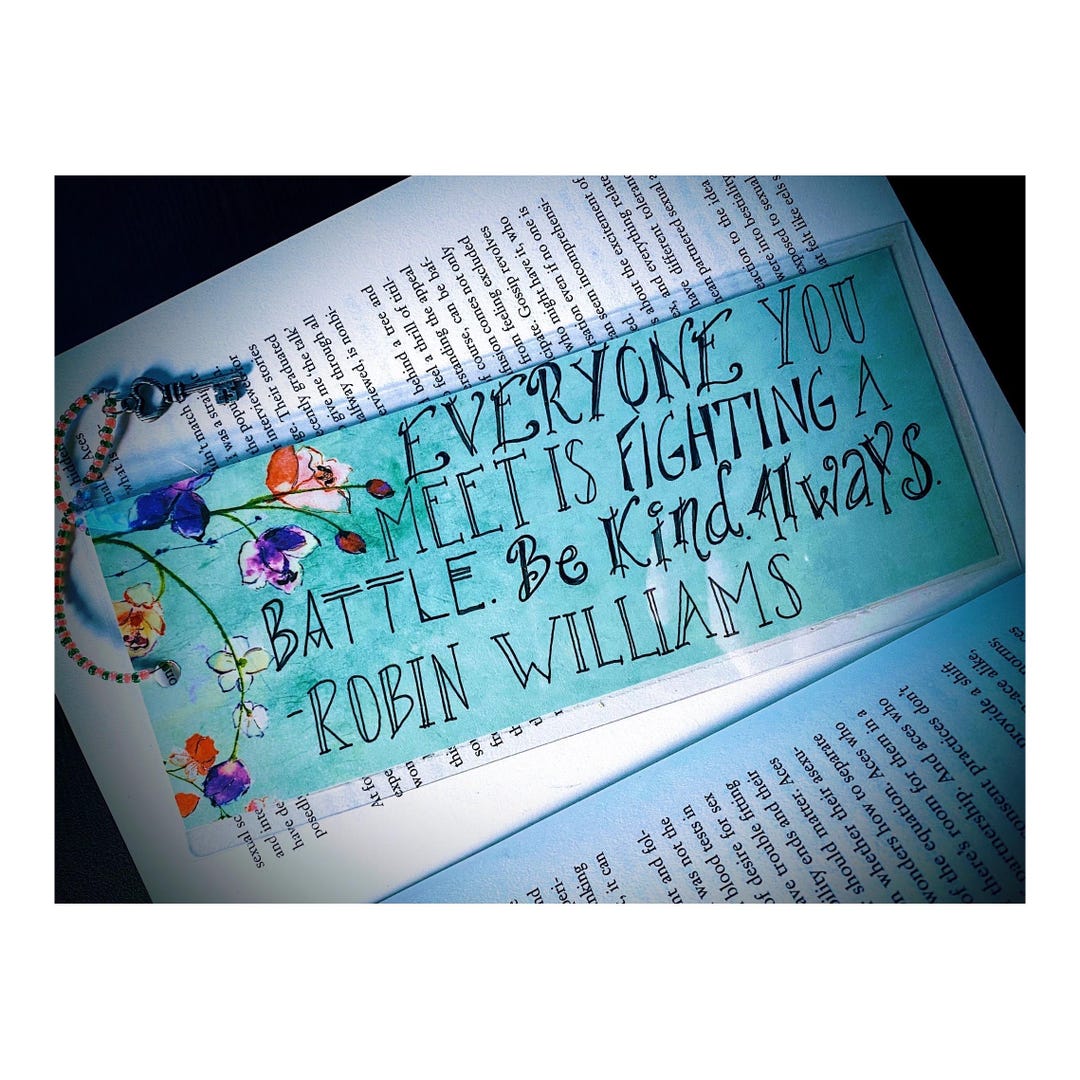 Robin Williams Quote Bookmark - Etsy
