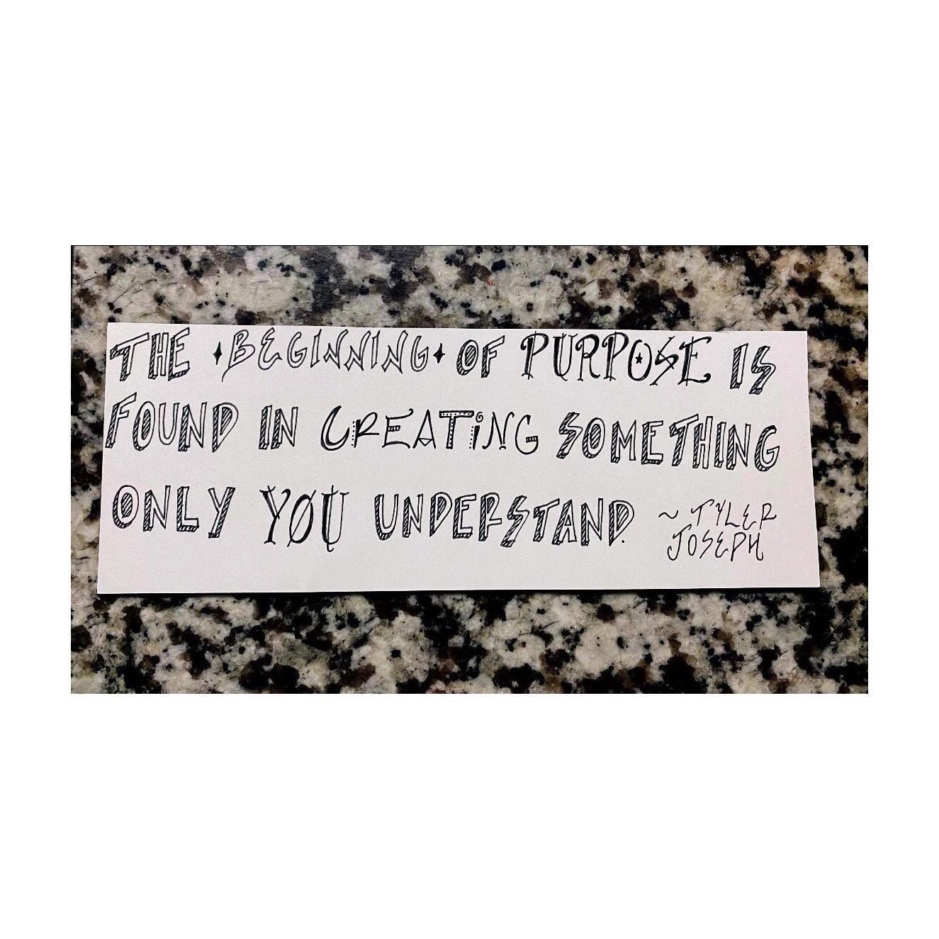 Creating Quote Bookmark by Tyler Joseph, Tyler Joseph Quote Bookmark ...