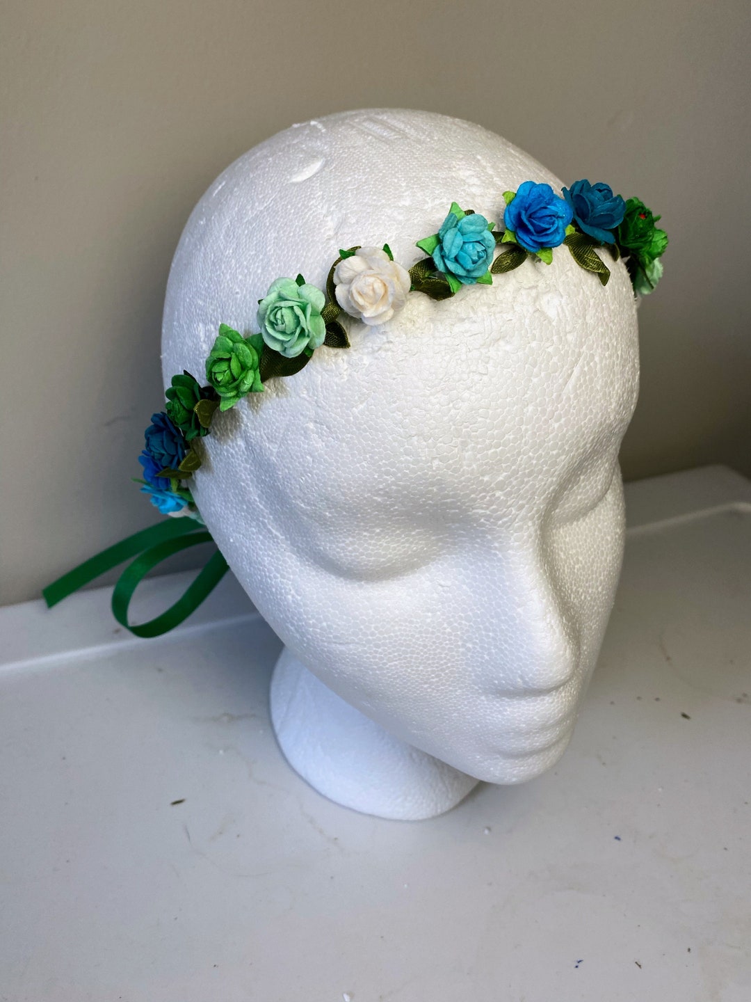 Mens Gay Pride Flag Colors Flower Crown, Mens Gay Pride Flower Crown ...