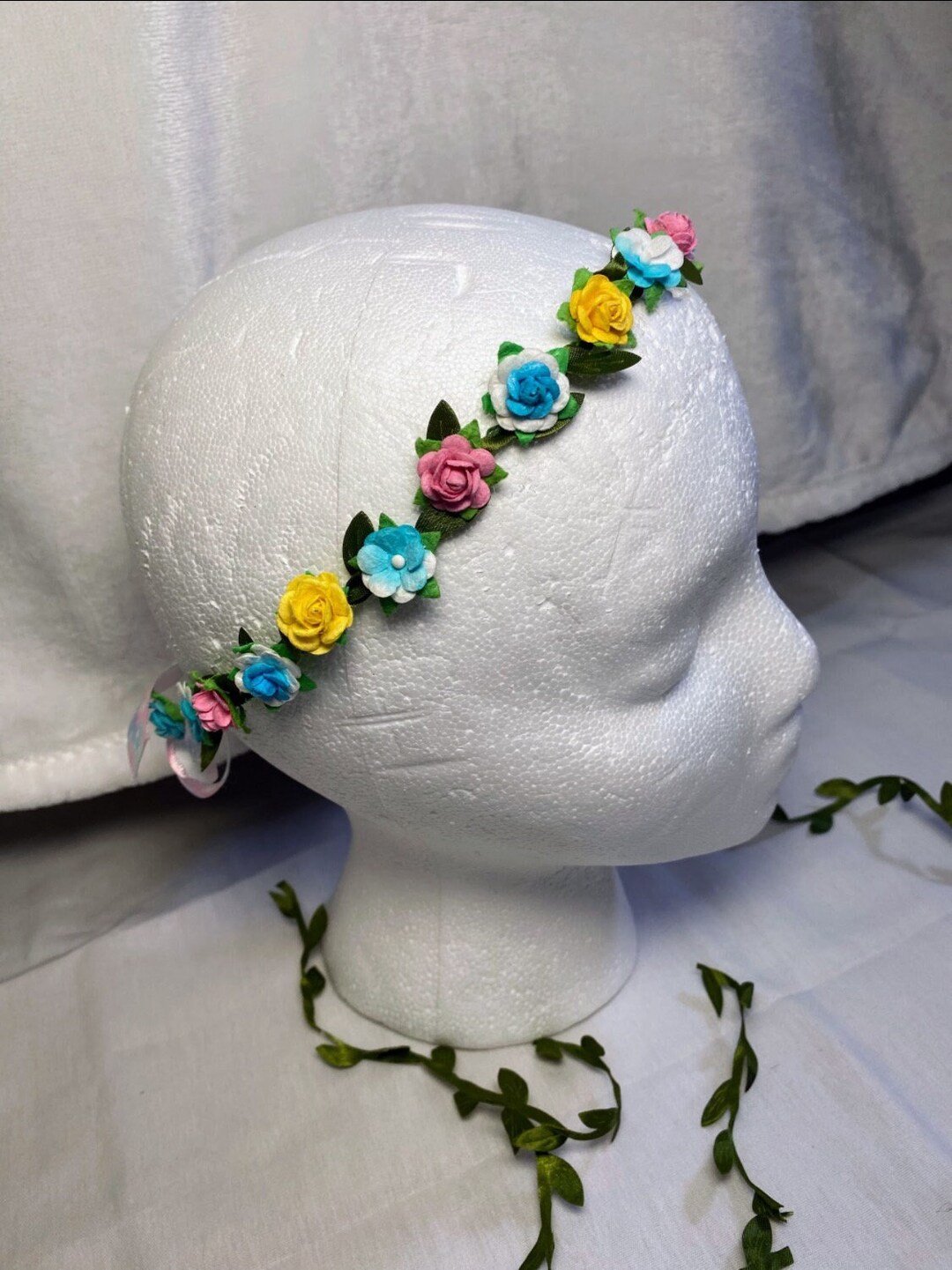 Pansexual Pride Flag Colors Flower Crown, Pansexual Pride Floral ...