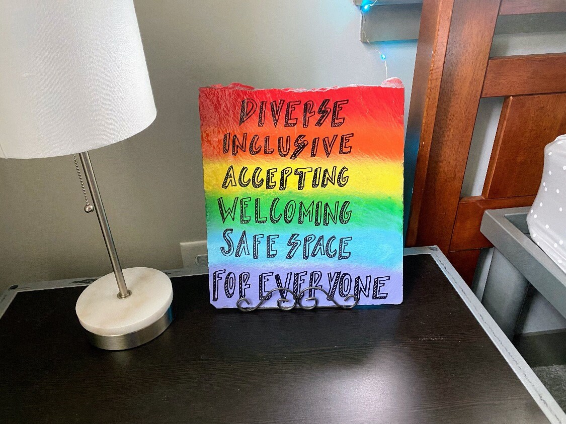 Diverse, Inclusive, Accepting, Welcoming, Safe Space for Everyone Slate ...