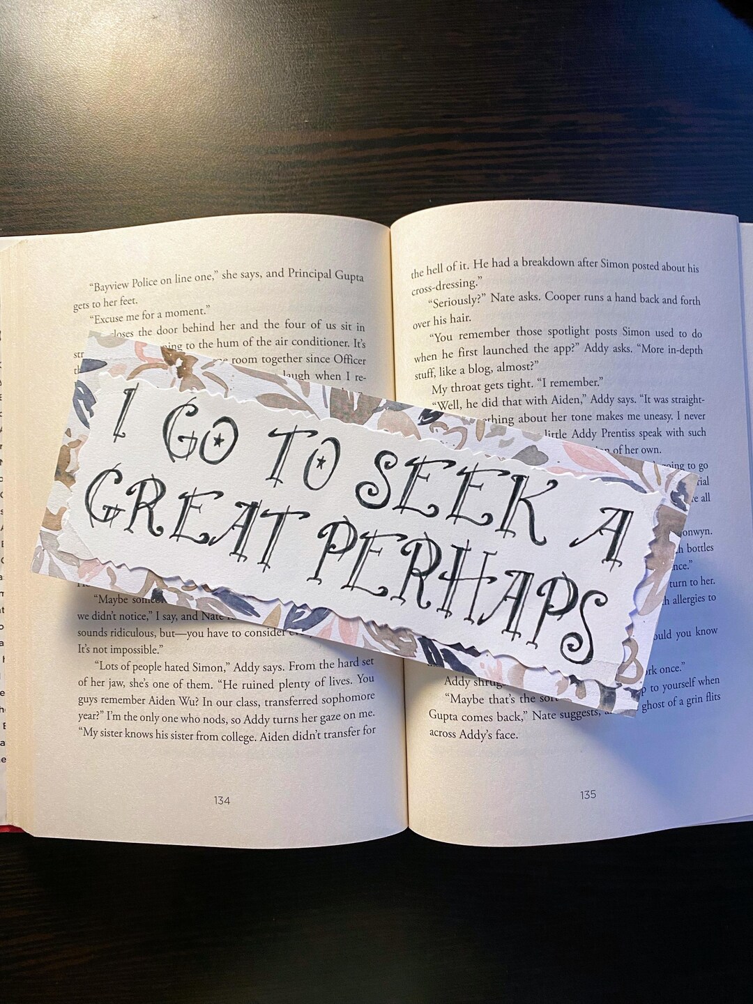 John Green Looking for Alaska Quote Bookmark, Looking for Alaska ...