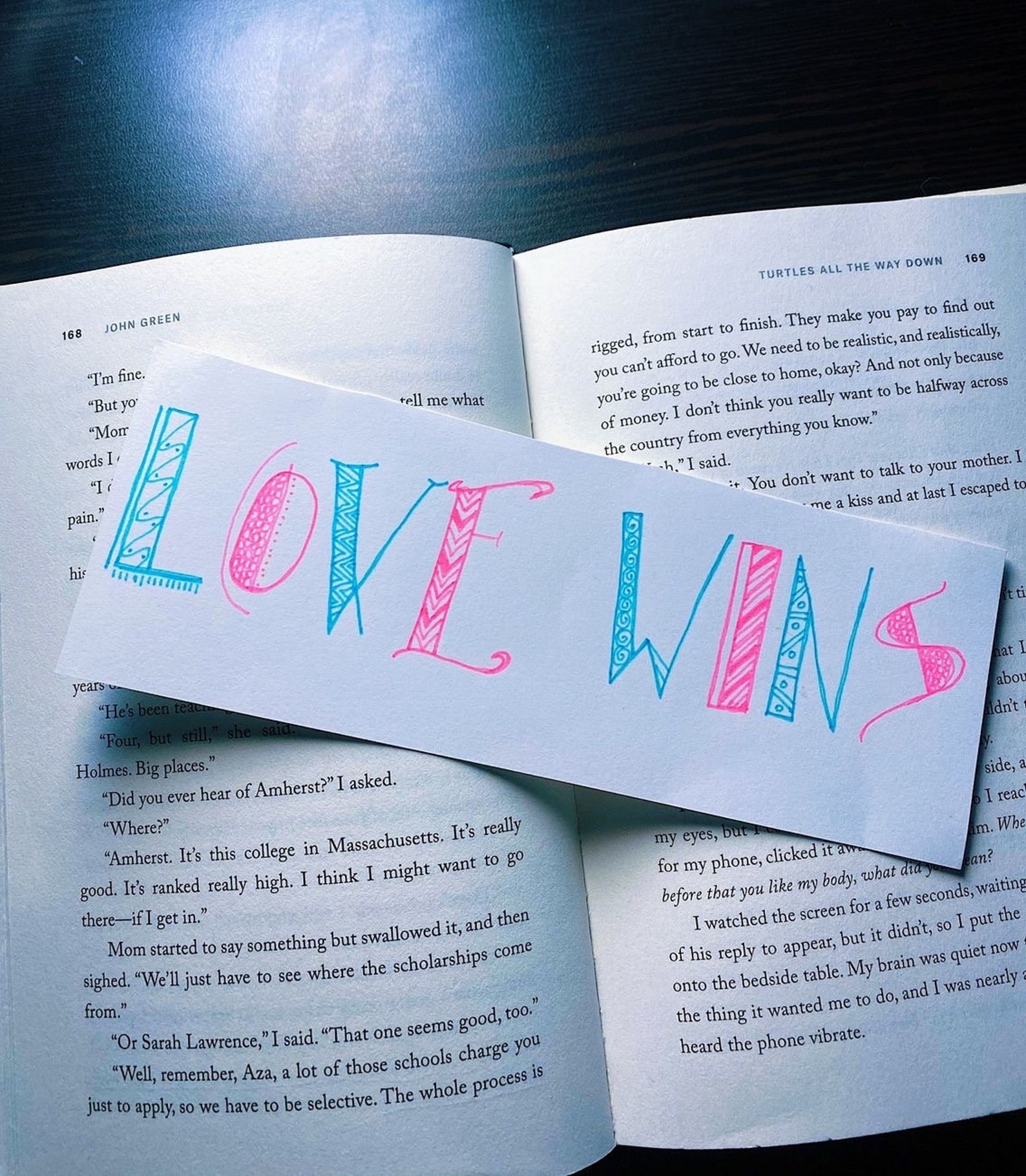 Transgender Pride Flag Colors Love Bookmark, Transgender Pride Bookmark ...