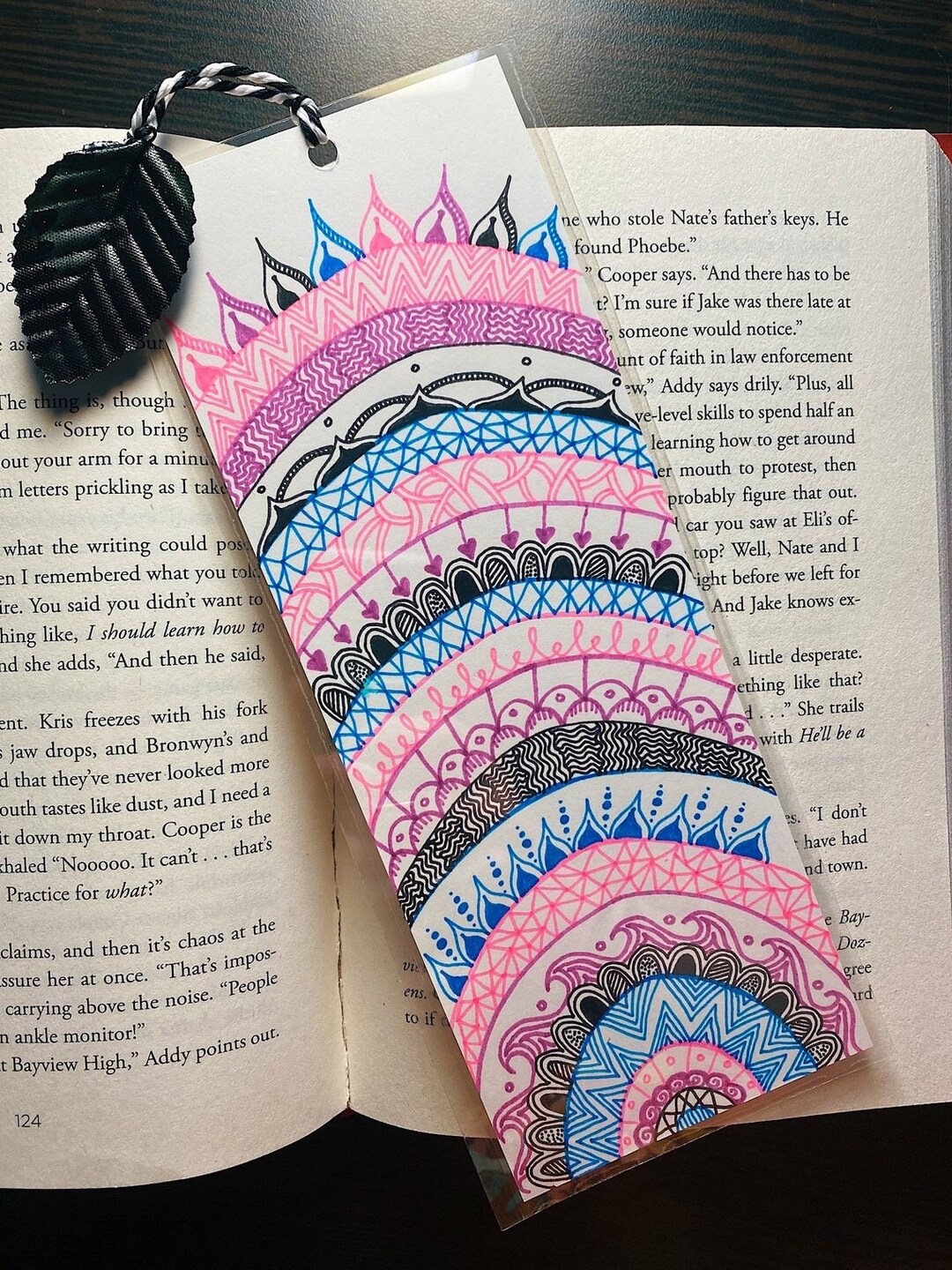 Genderfluid Pride Flag Colors Mandala Bookmark, Genderfluid Pride ...