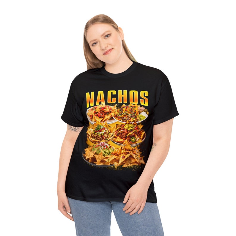 Nachos Vintage T-shirt • Retro 90s Graphic Bootleg Tee • Tortilla Chip ...