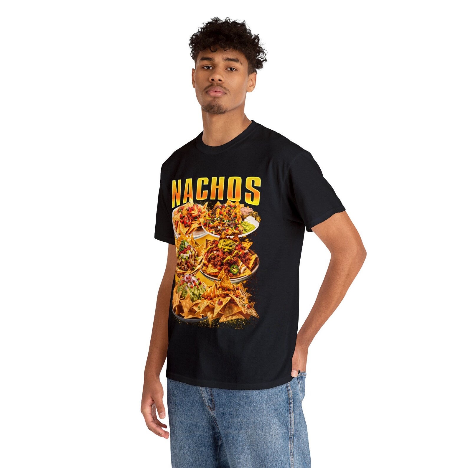 Nachos Vintage T-shirt • Retro 90s Graphic Bootleg Tee • Tortilla Chip ...