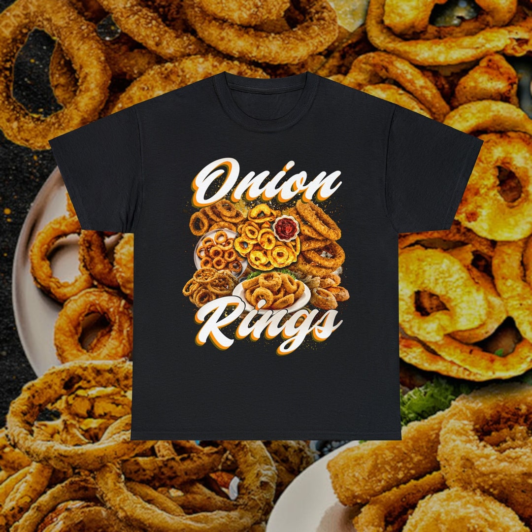 Onion Rings T-shirt • Vintage Graphic Bootleg Tee • Meme Shirt - Etsy