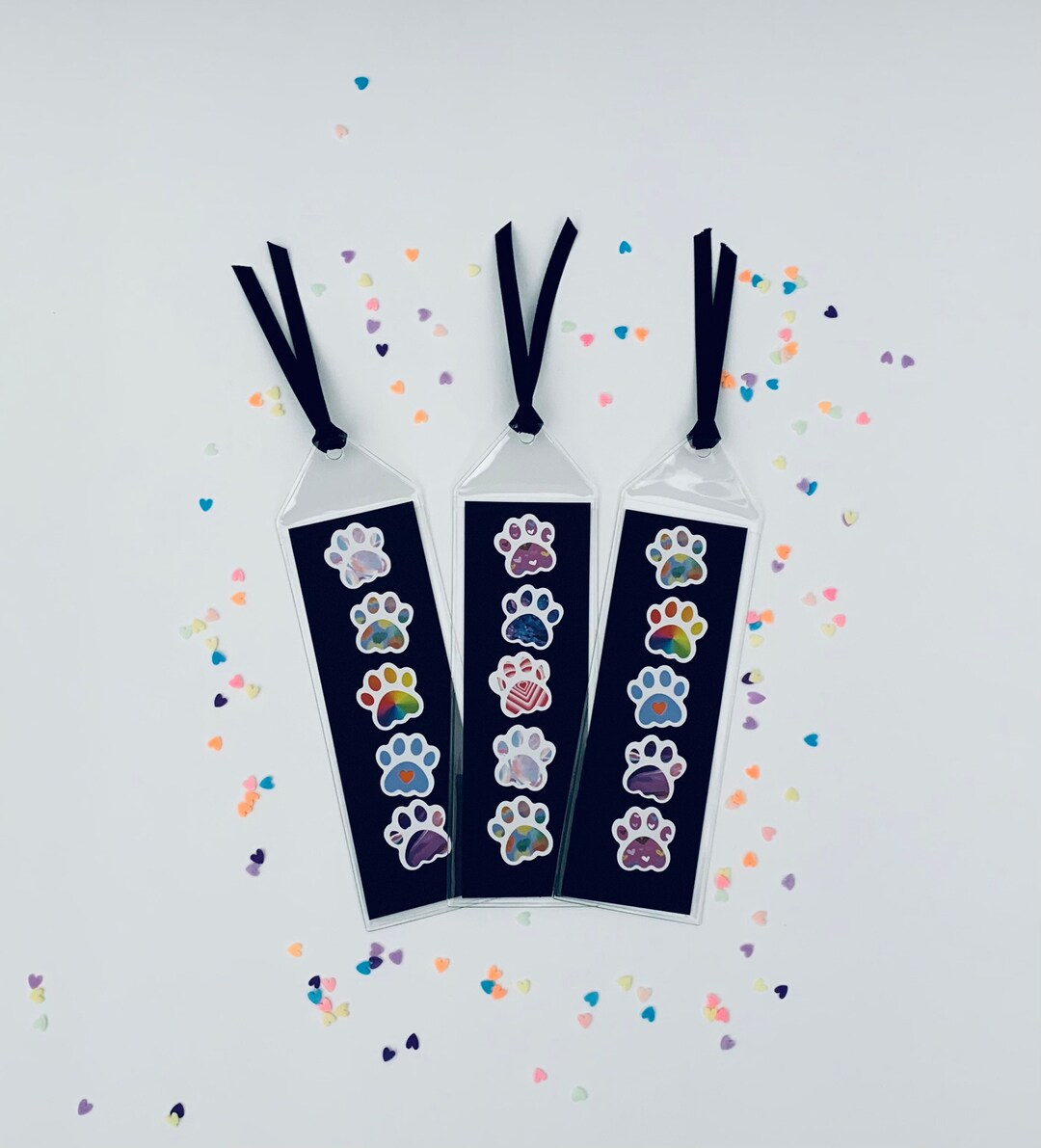 Watercolor Paw Print Bookmark for Kids and Animal Lovers of All Ages ...