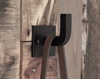 Modern Double Hook Coat Hanger, Metal Wall Hooks, Wall Mounted Hook ...