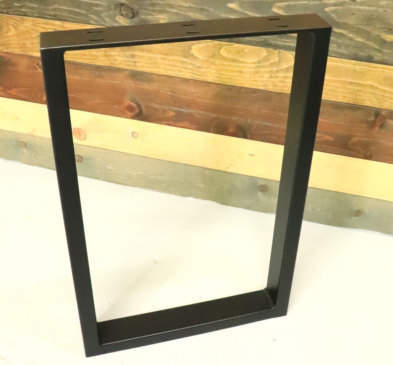 U-shaped Steel Table Leg: Powder Coat Finish, Mid-century Modern (sold ...