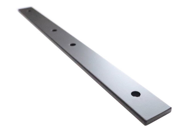 Powder Coated Flat Bar Support: Metal Bracing Bracket for Barn Door or ...