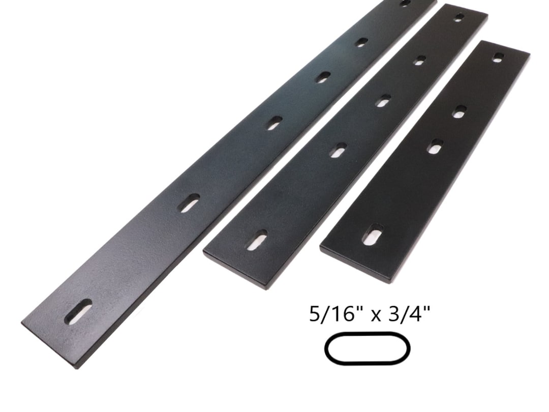 Powder Coated Flat Bar Support Bracing Hidden Metal Bracket - Etsy