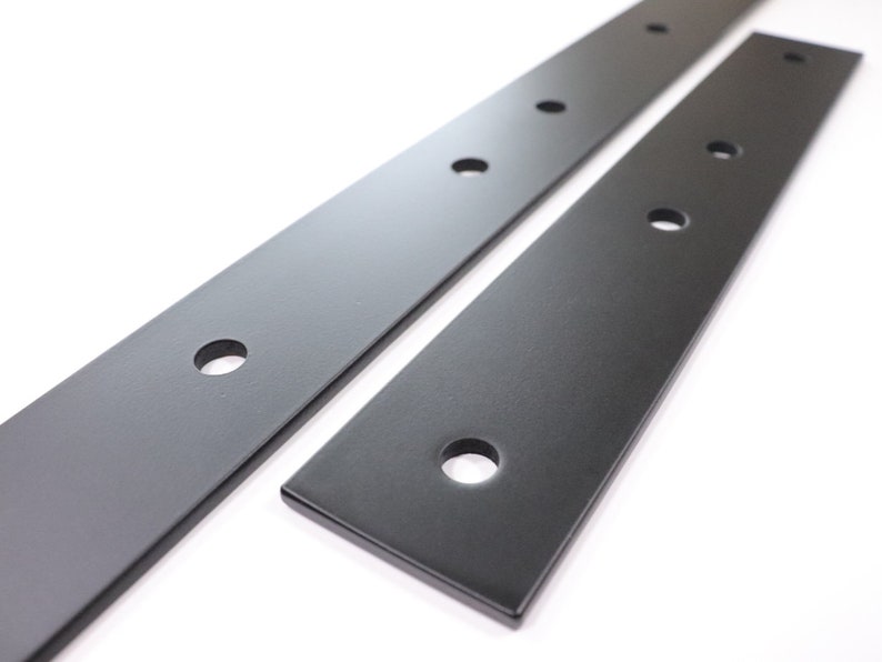2" Flat Bar Support: Powder Coated Metal Bracket for Table, Barndoor - Etsy