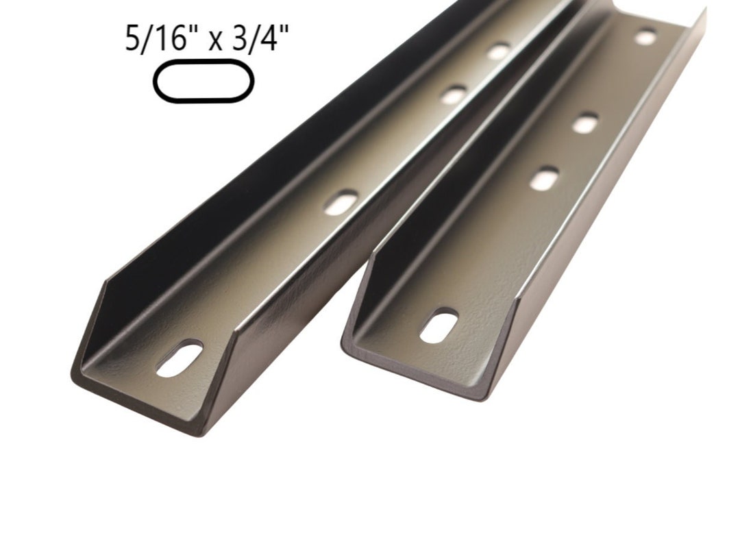 Heavy Duty C-channel Bracket: 2"x1" Metal Table Support - Etsy