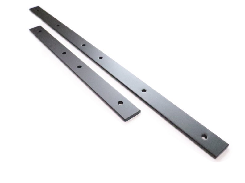 Powder Coated Flat Bar Support: Metal Bracing Bracket for Barn Door or ...