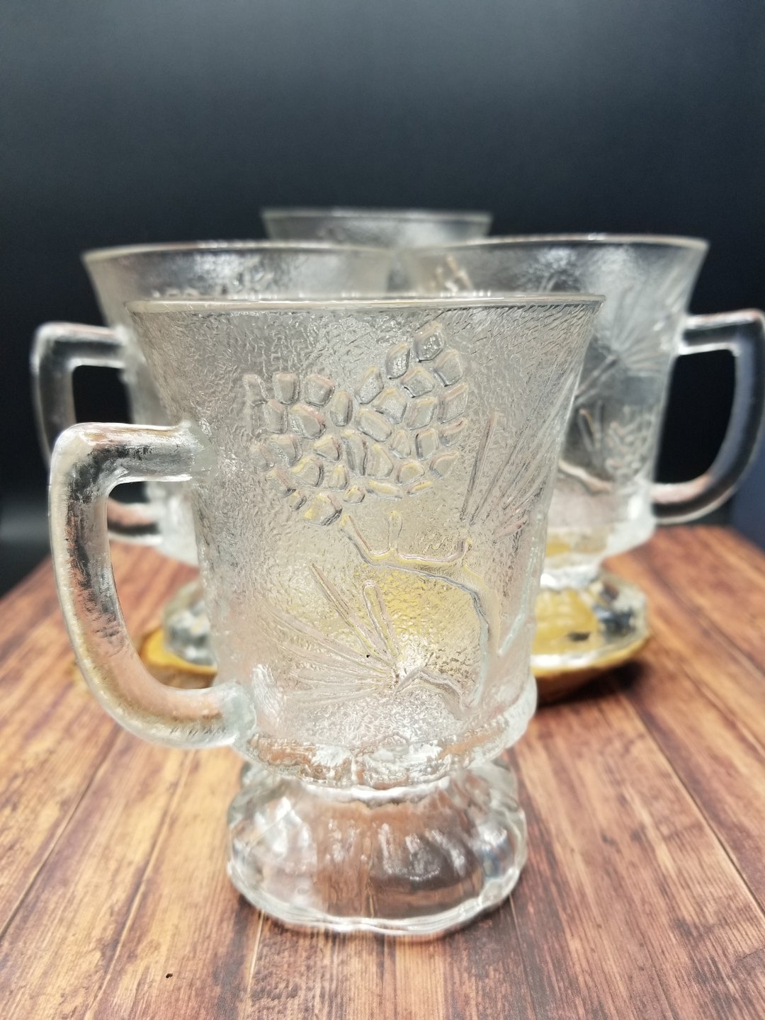 Vintage Tiara Ponderosa Pine Mugs 4 - Etsy