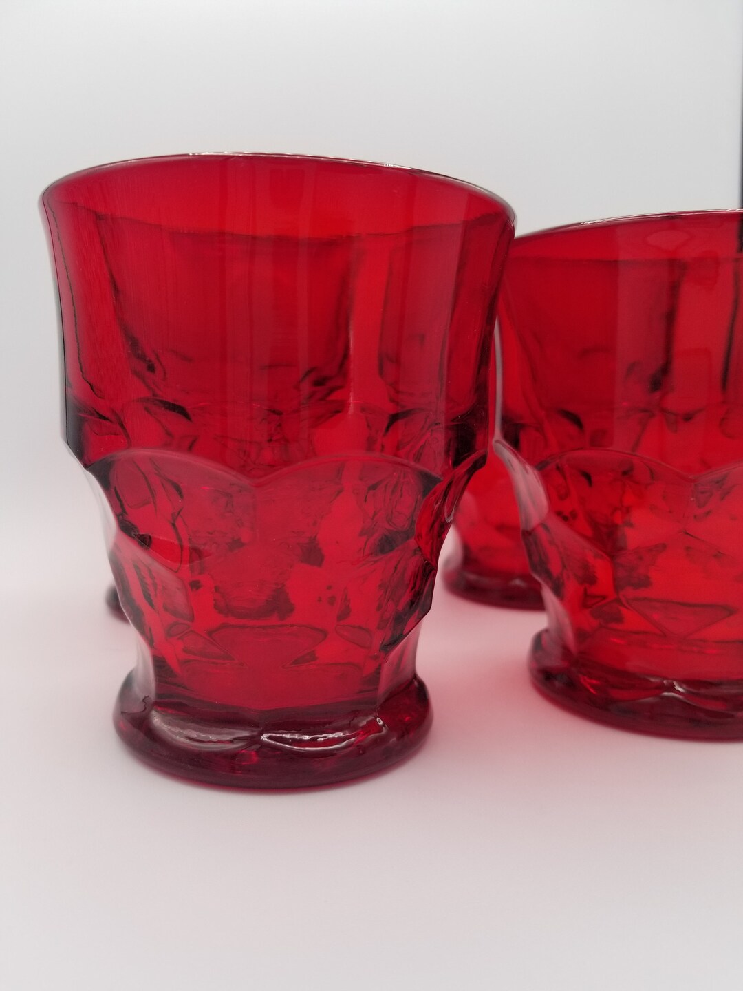 Vintage Viking Ruby Red 10oz. Tumblers - Etsy