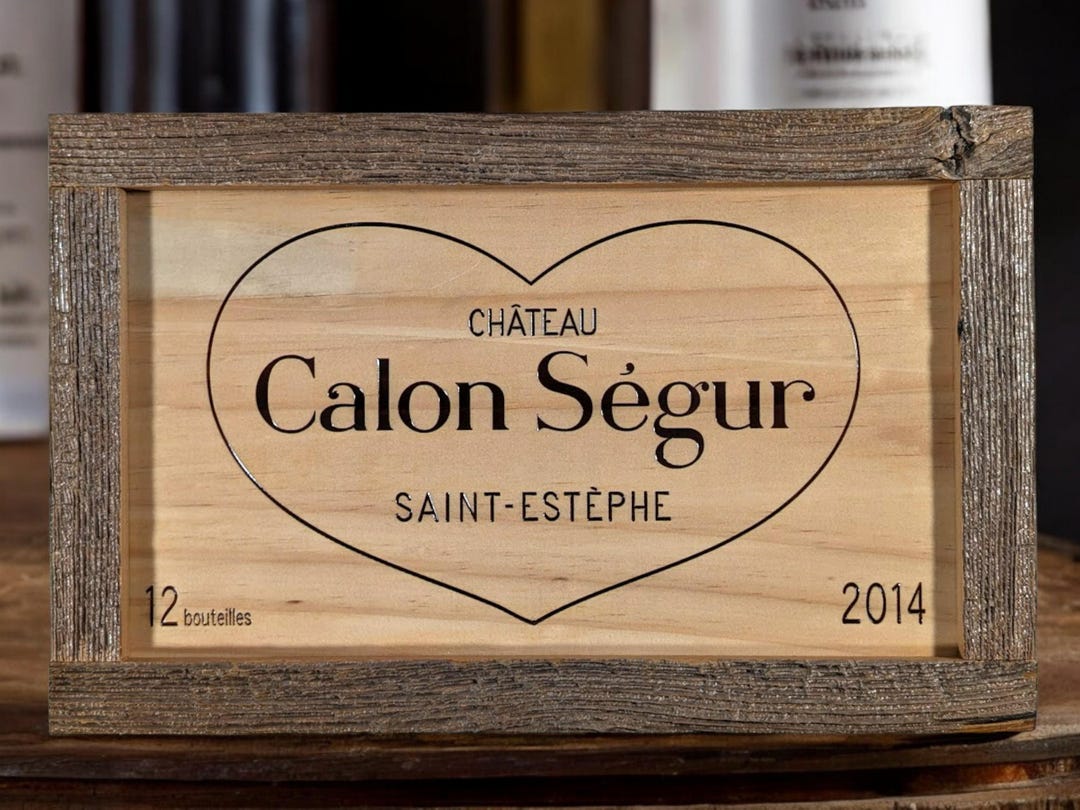 Wine Crate Panel Wall Decor: Bordeaux Vineyard, Reclaimed Barn Wood ...