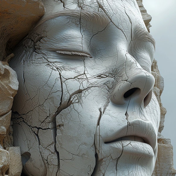 Face Sculpture - Etsy