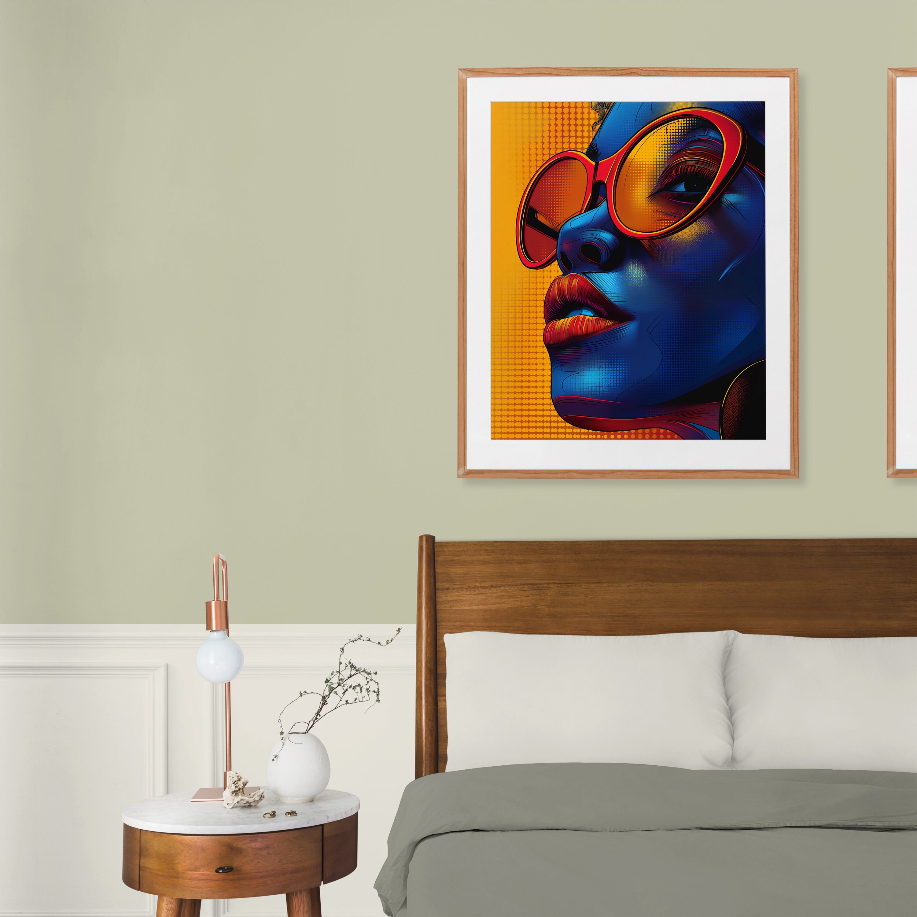 Colorful Women in Afrofuturism Art - 130cm X 260cm @300dpi High ...