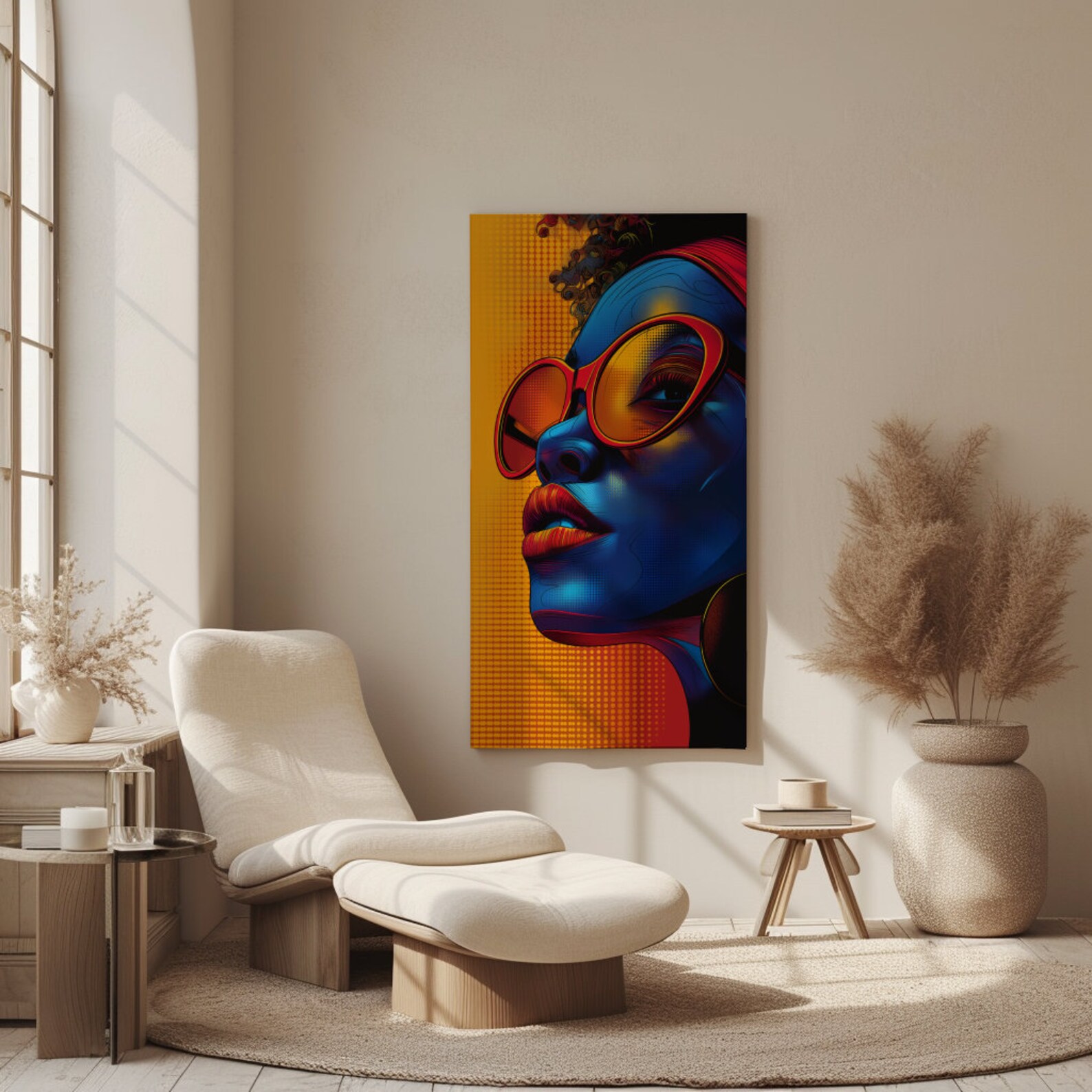 Colorful Women in Afrofuturism Art - 130cm X 260cm @300dpi High ...