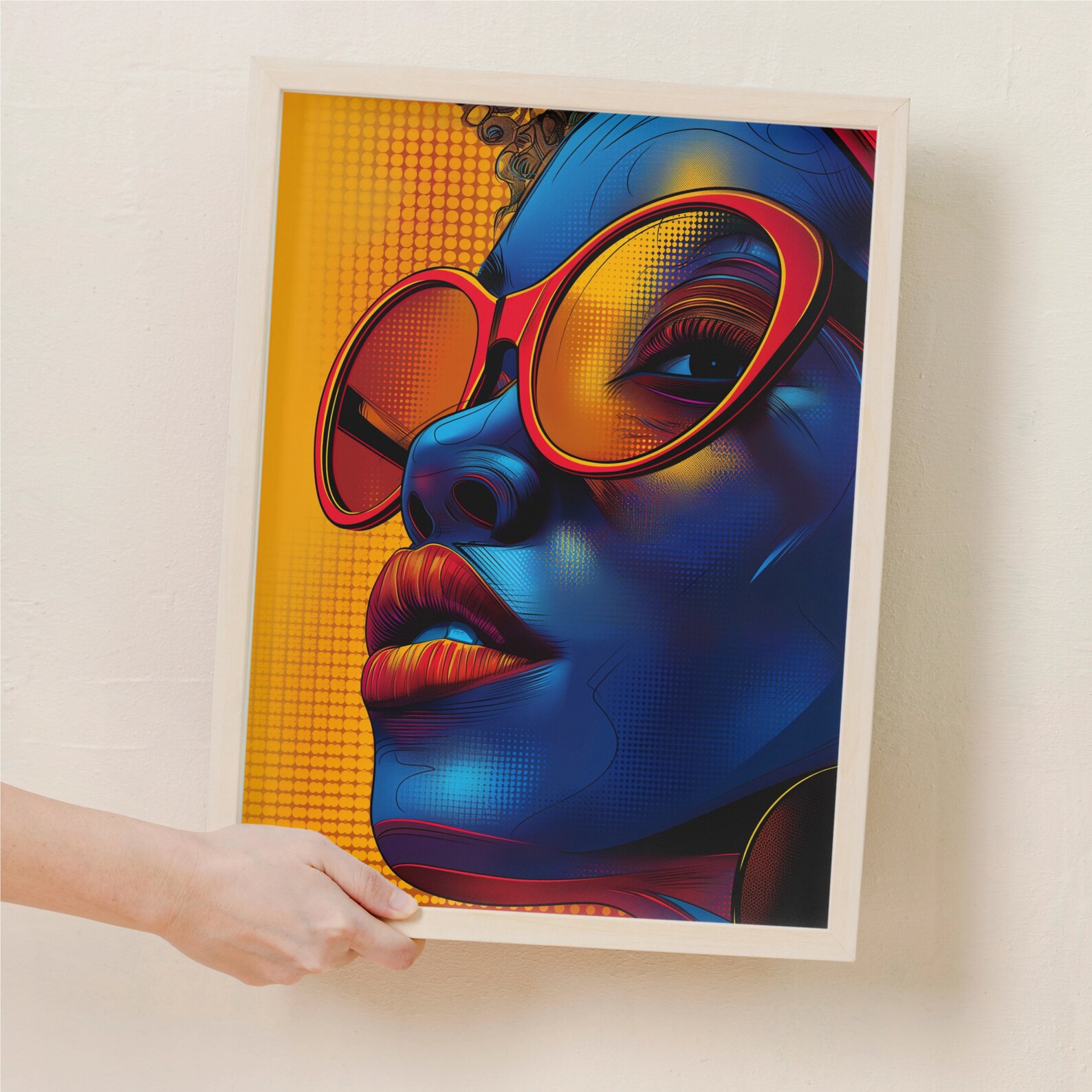 Colorful Women in Afrofuturism Art - 130cm X 260cm @300dpi High ...