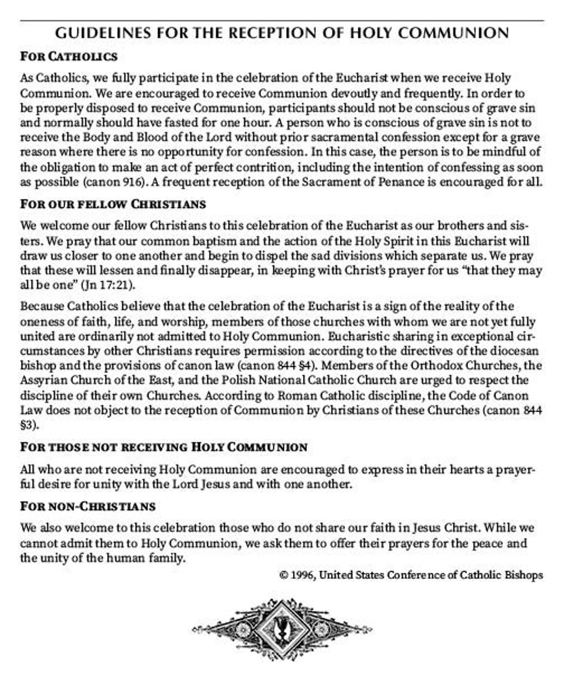 Printable Catholic Funeral Program - Mass of Christian Burial With Rite ...