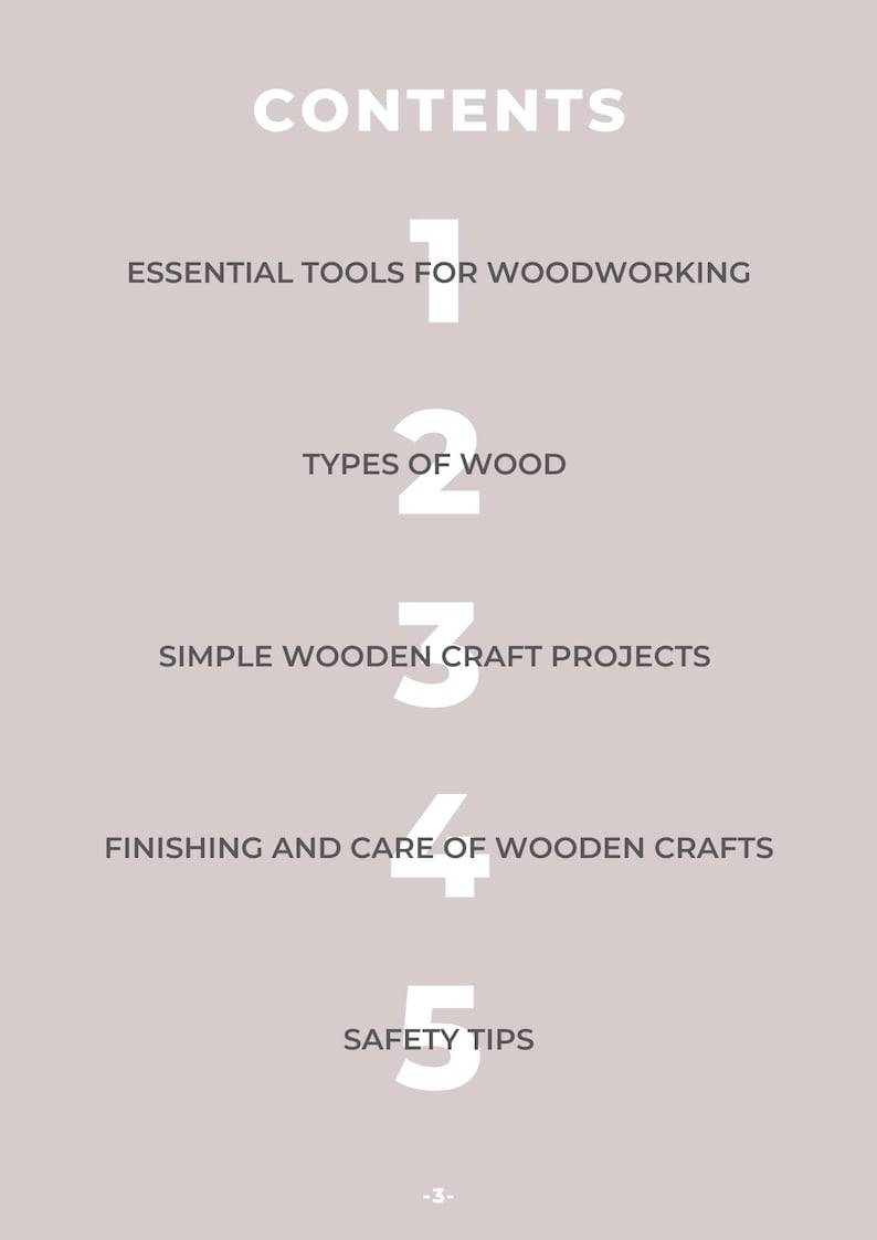Wooden Crafts. the Beginner’s Guide. - Etsy