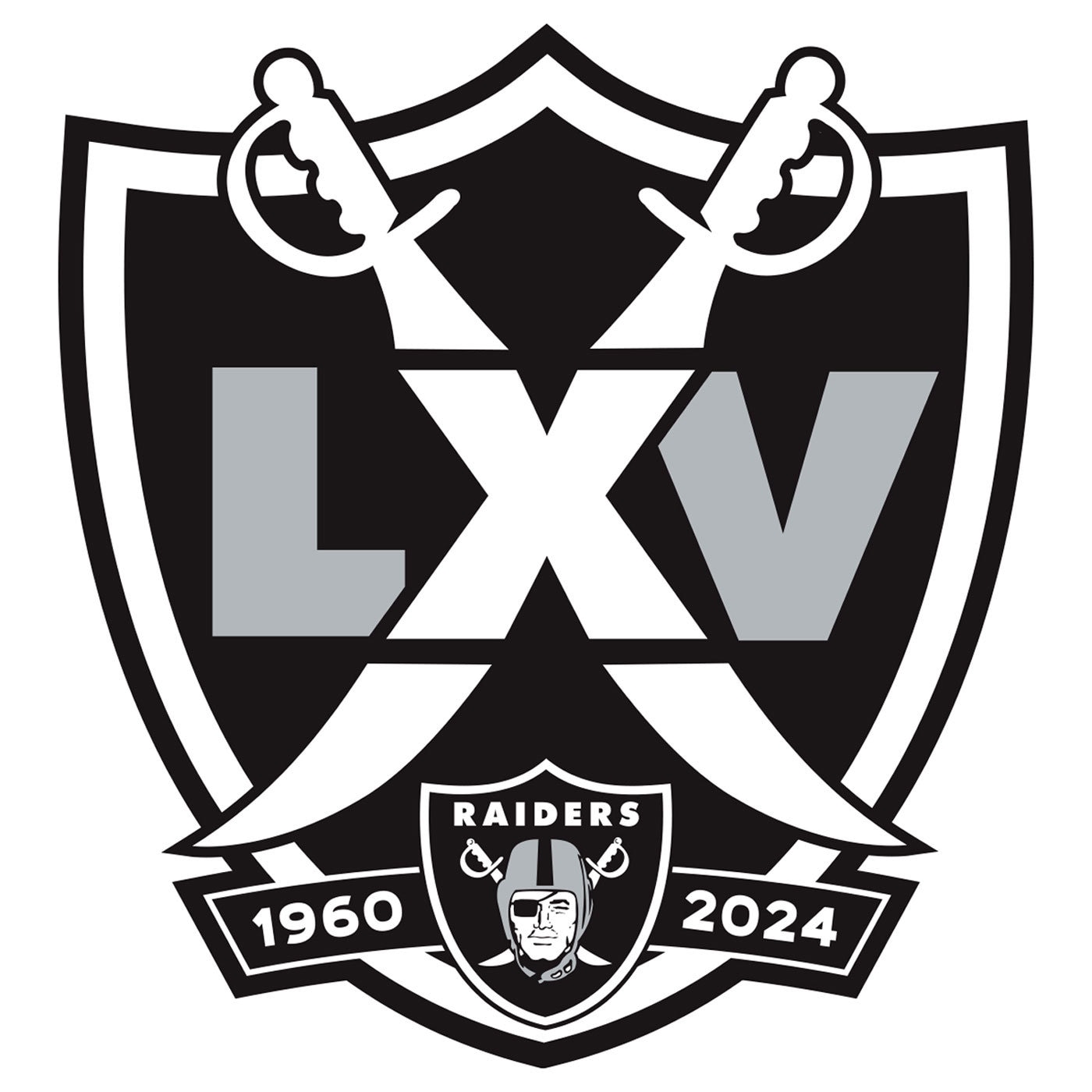 Las Vegas Raiders 65th-anniversary Logo Sticker - Etsy