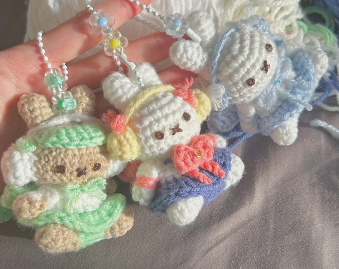 Sailor Moon Musie Miffy Crochet Keychain - Etsy