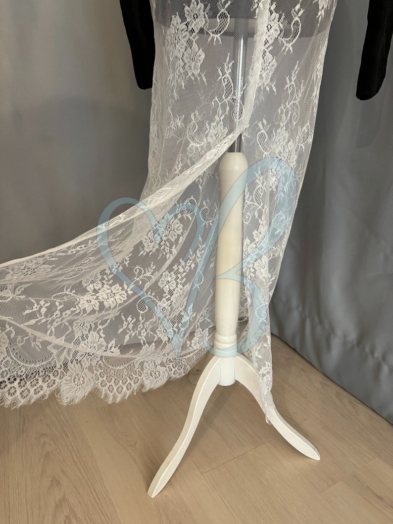 Long Lace Underskirt, Wedding Lace Long Underskirt for Skirt With High ...