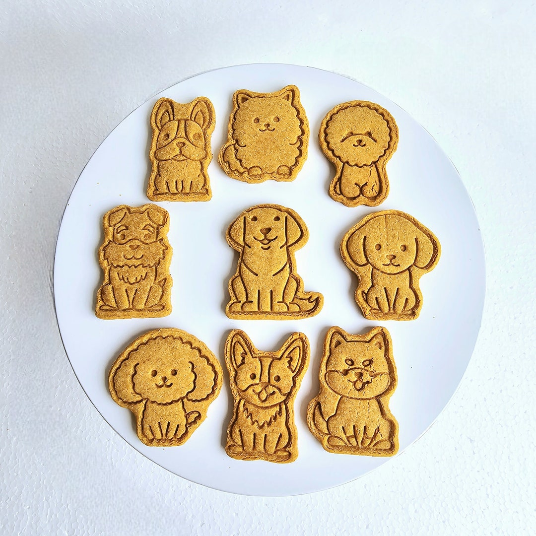 Dog Breeds Dog Treats Dog Shaped Cookies for Pets Homemade, Natural ...